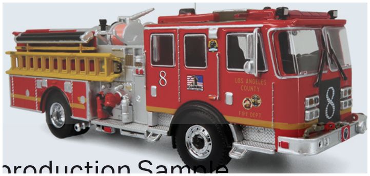 Kme Predator Fire Engine Lacfd L A County Fire Dept Engine 8 John Ayrey Die Casts